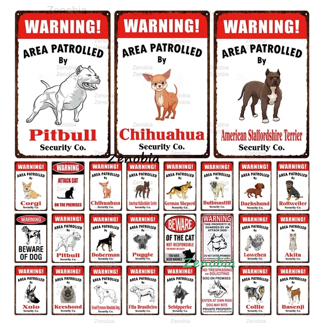 Attack Dog Sign