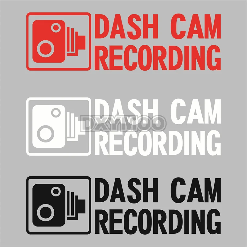 Dash-Cam-Recording-Warning-Stickers-Bike-Decorate-Applique-Car-Styling ...