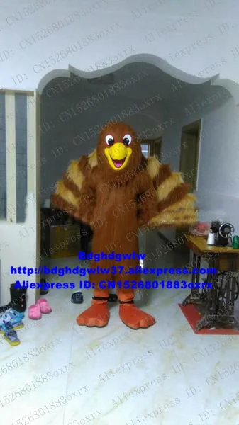 Kahverengi-uzun-k-rk-t-rkiye-Tacchino-s-l-n-maskot-kost-m-yeti-kin ...