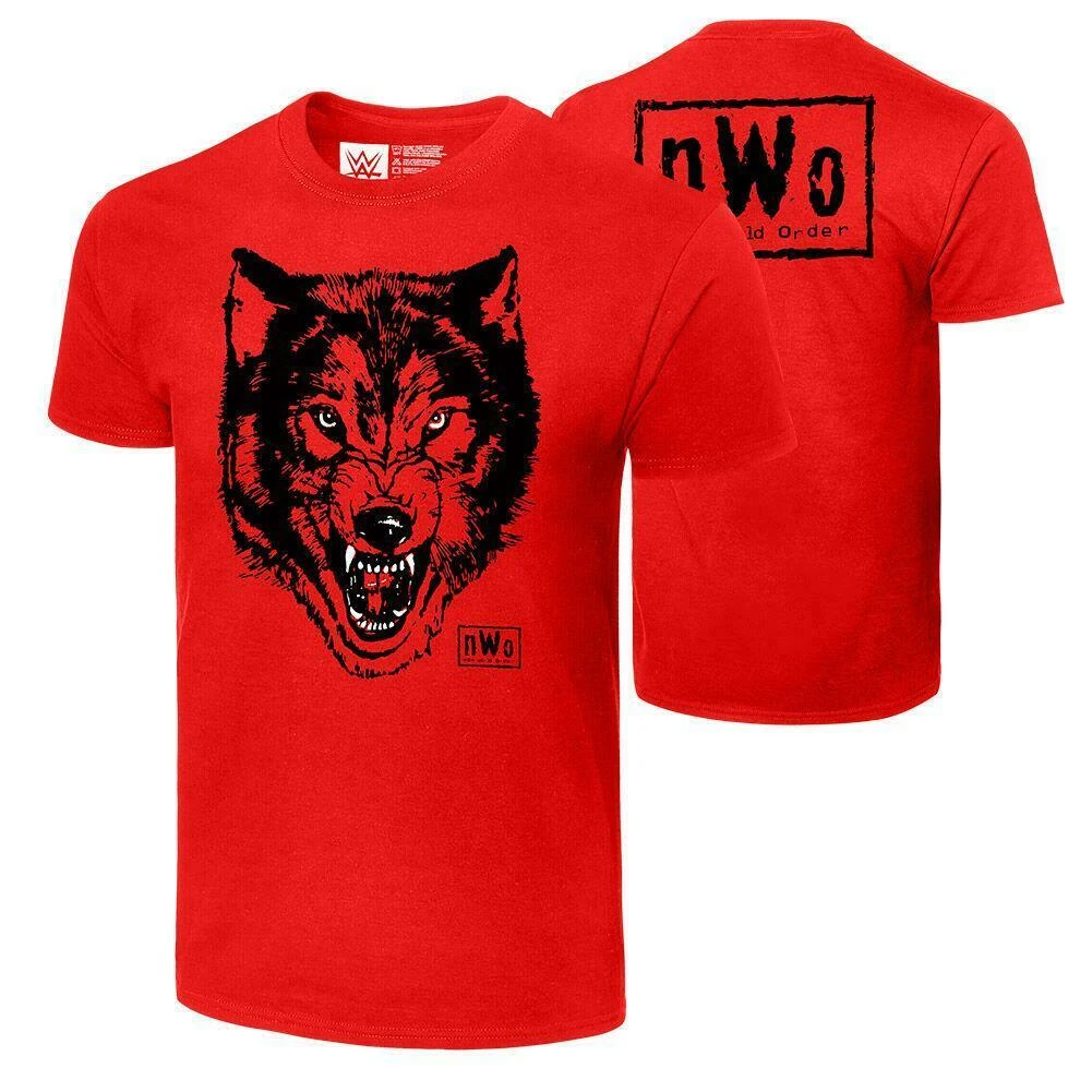 nWo "Wolfpac Wolf" Authentic T Shirt|T-Shirts| - AliExpress