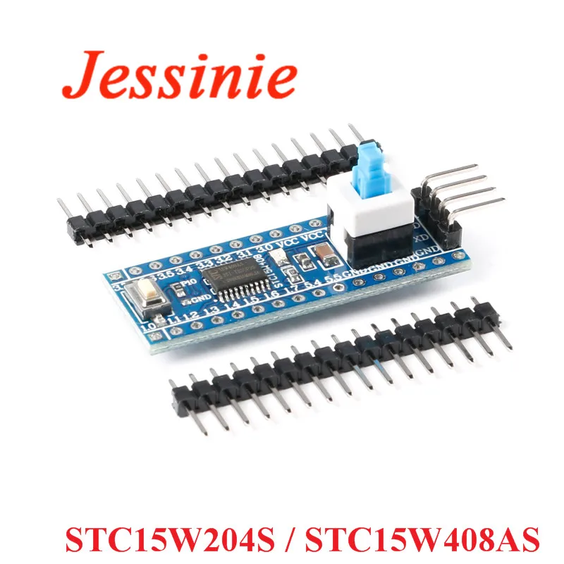 STC15W204S-STC15W408AS-Microcontroller-System-Development-Board-Core-51-Minimum-Learning-Control ...