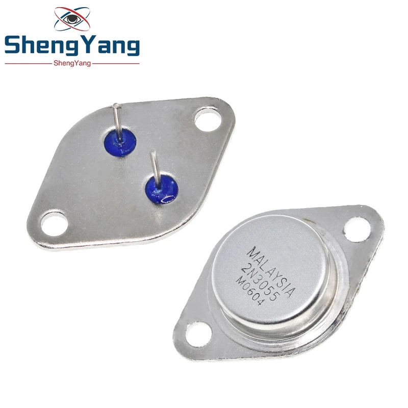 10 Pcs 2N3055 TO-3 15 A 60 V NPN Transistor de puissance ...