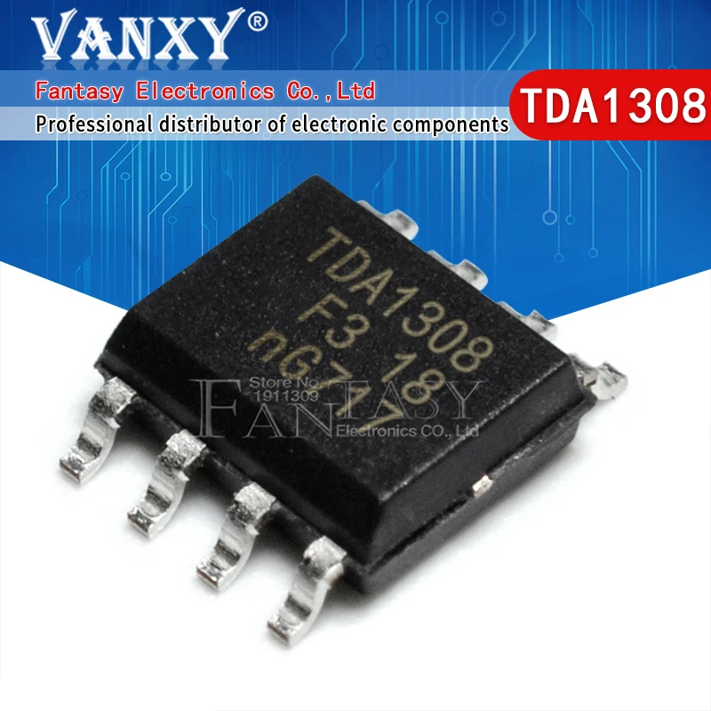 10pcs Tda1308 Sop-8 Tda 1308 Tda1308t Sop Tda1387 Tda1387t Tda7050t ...