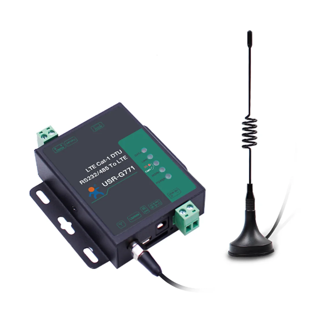 Modbus módem USR G771 E RTU a TCP versión/RS232 o RS485 / MQTT/SSL ...