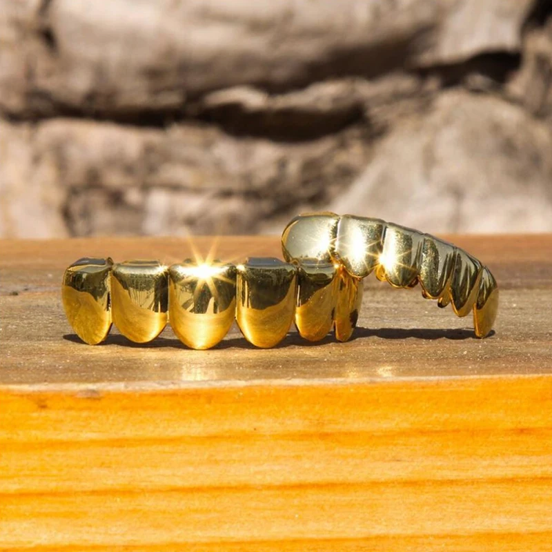 Solid Gold Teeth Grills
