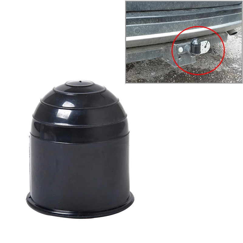 Universal Car Cap Tow Ball 50mm Towing Cover Black Hauling - AliExpress