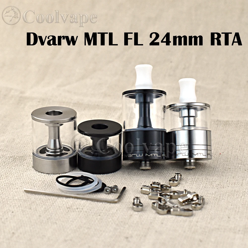 Vape 24MM Dvarw MTL FL 24 rta 316 stainless steel rta tank 3.5ml/6ml ...