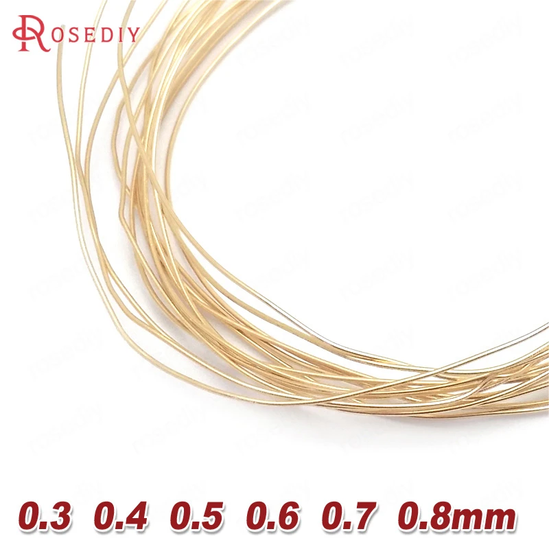 0.3MM 0.4MM 0.5MM 0.6MM 0.7MM 0.8MM 1MM 1.2MM 24K Gold Color Brass Make ...
