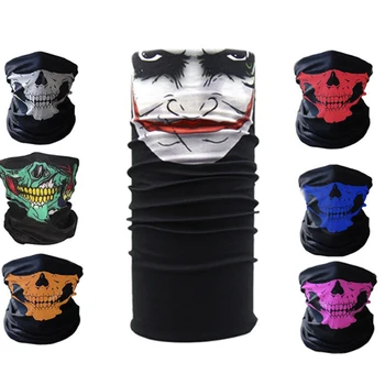 маска Motorcycle Face Shield Biker bandana Skull Face Mask Ghost ...