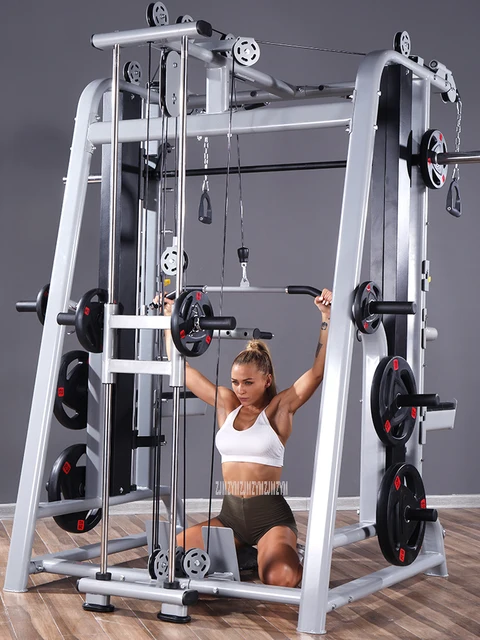 Multifunctional Barbell Deep Squat Frame Trainer Kneeling High Pull ...