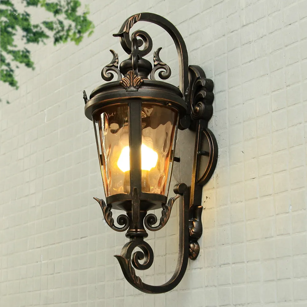 Outdoor-wall-lamp-European-type-waterproof-rain-proof-outdoor-aisle ...
