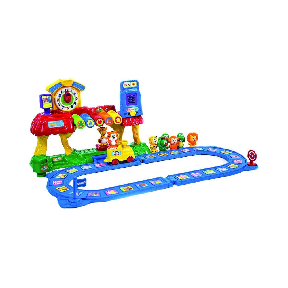 Vtech-interactive-game-Educational-Railroad-10-programs-Transport-Toy ...