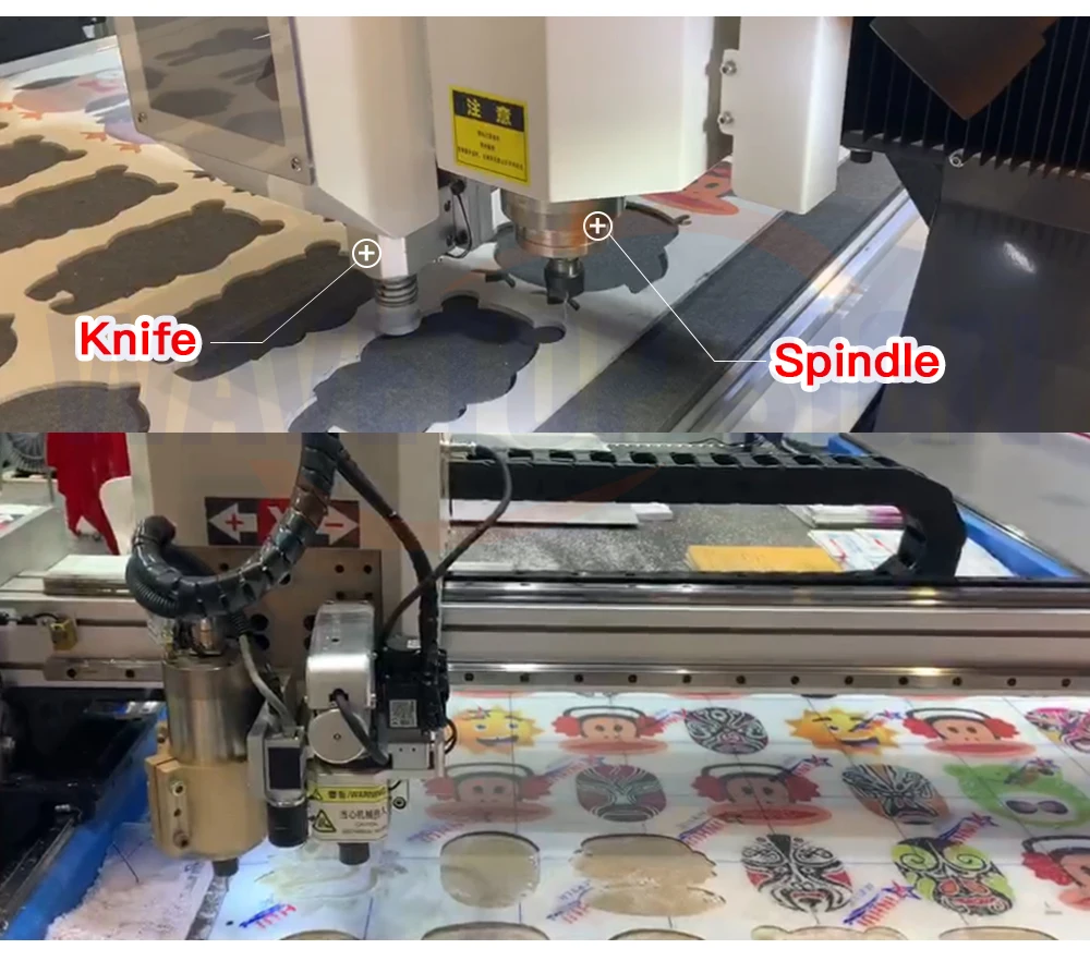 WaveTopSign CNC Leather Vibrating Knife Oblique Knife Vibration Cutti ...