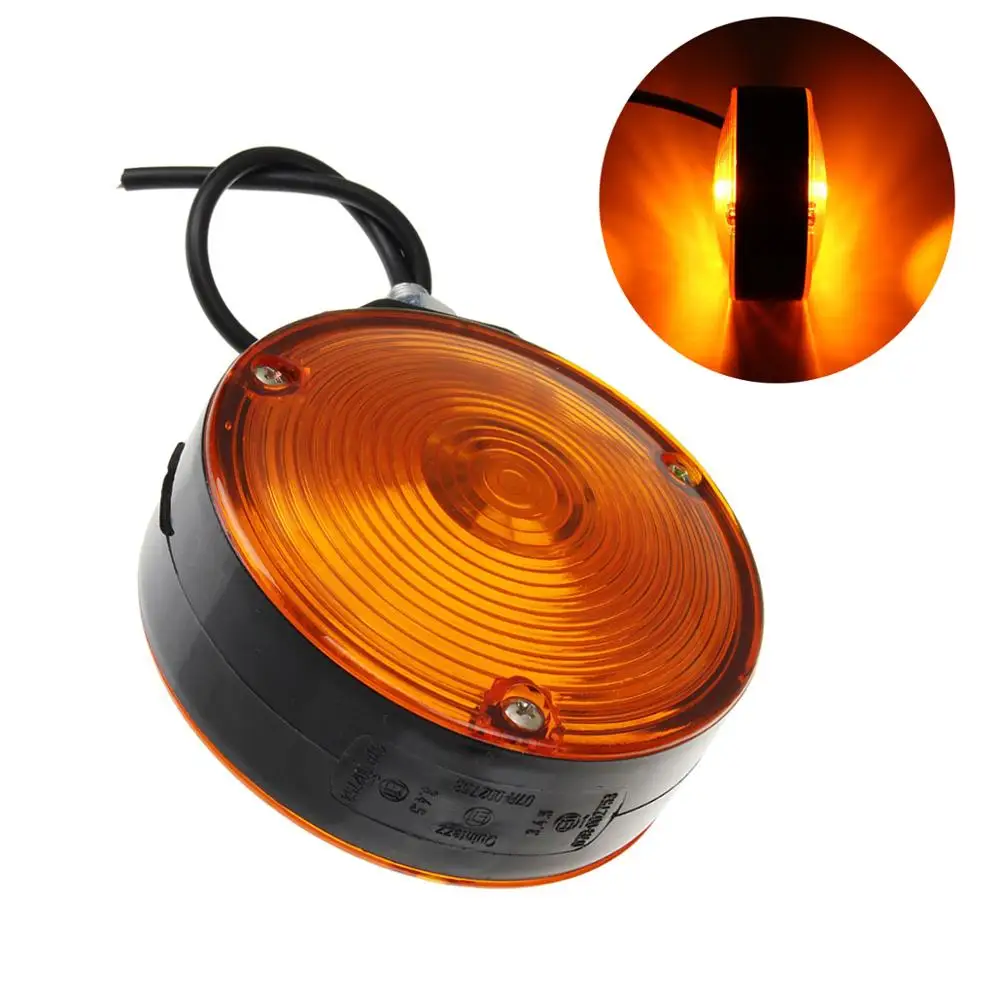 Hella Lollipop Lollypop Earring Amber/orange Mirror Side Marker Lamp ...