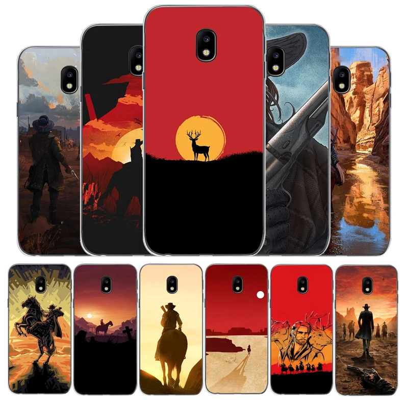 Hot Red Dead Redemption 2 phone case For Samsung J3 J4 J5 J6 J7 J8 Plus ...