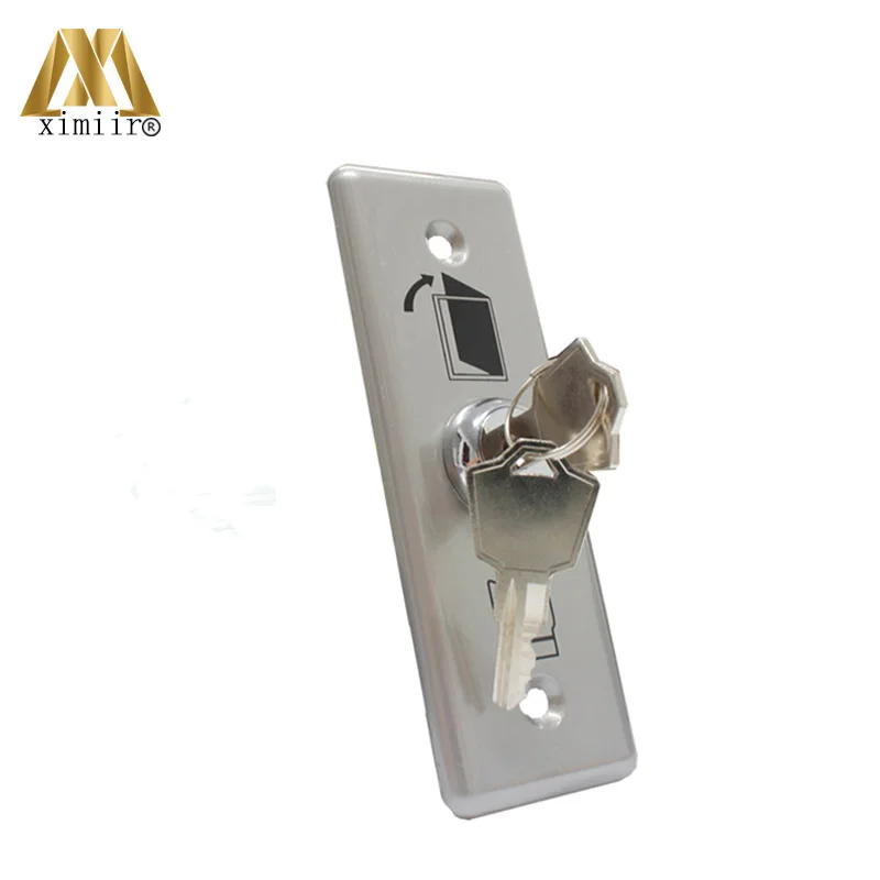 Door Exit Button With Key Stainless Steel Exit Button E01K Exit Switch ...