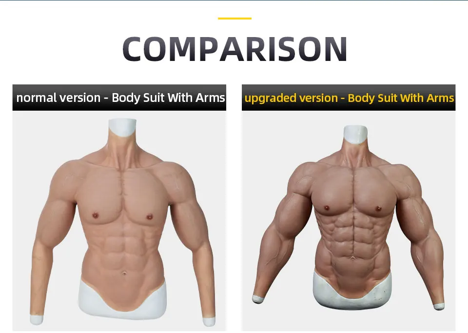 Smitizen Cosplay Silicone Upgraded Muscle Suit With Arms For Male ...