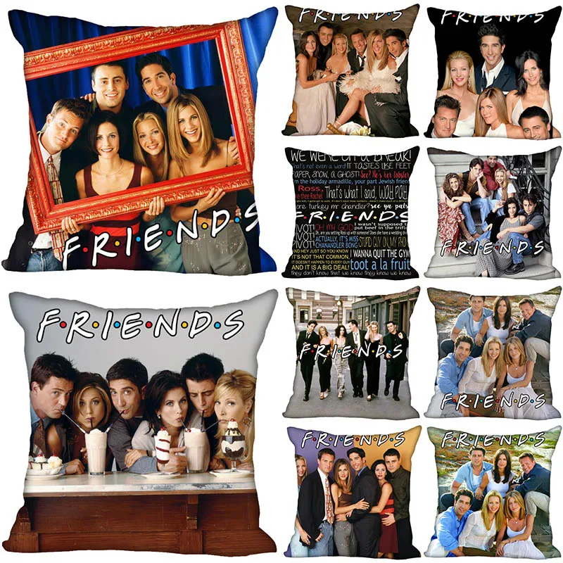 Friends Serie Tv Pillowcase | Friends Show Pillow Case | Logo Pillow ...