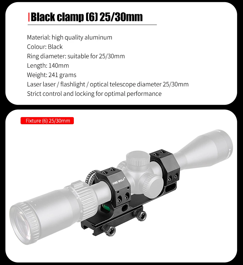 Bubble Level Rifle Scope Mount Hunting Holder Mounts 25.4/30/34/35mm ...