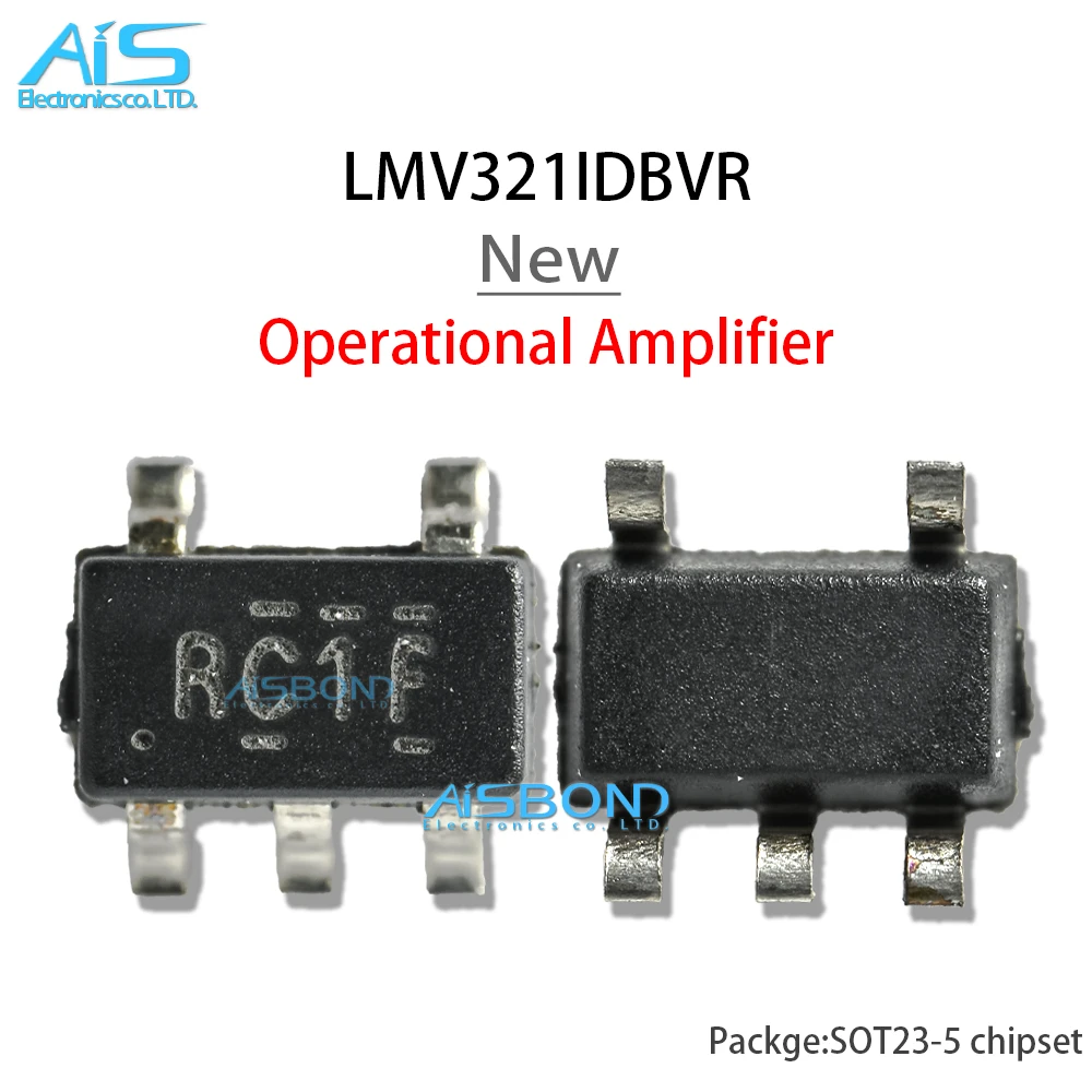 20 개/몫 새로운 마크 RC1F LMV321IDBVR LMV321 LMV321IDCKR SOT 23 5 출력 연산 증폭기 ...