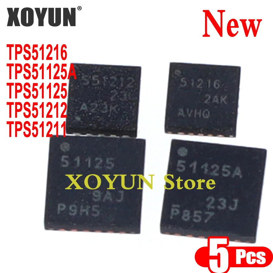 (5ชิ้น) 100% ใหม่ TPS51216 TPS51125A TPS51125 TPS51212 TPS51211 51216 ...