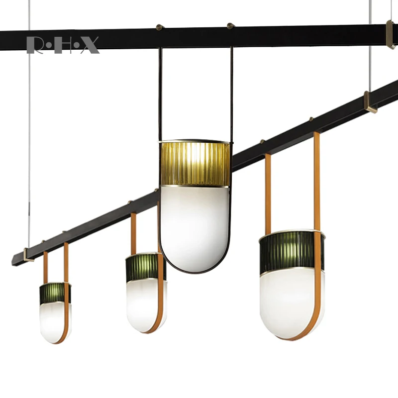 modern luminaria glass LED pendant lights restaurant Home Decoration ...