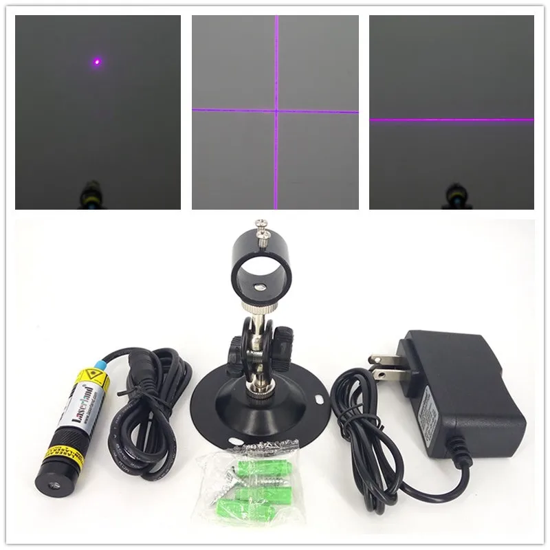 16*68mm 405nm 20mW 50mW 120mW 150mW 200mW Violet Blue Focusable Laser ...