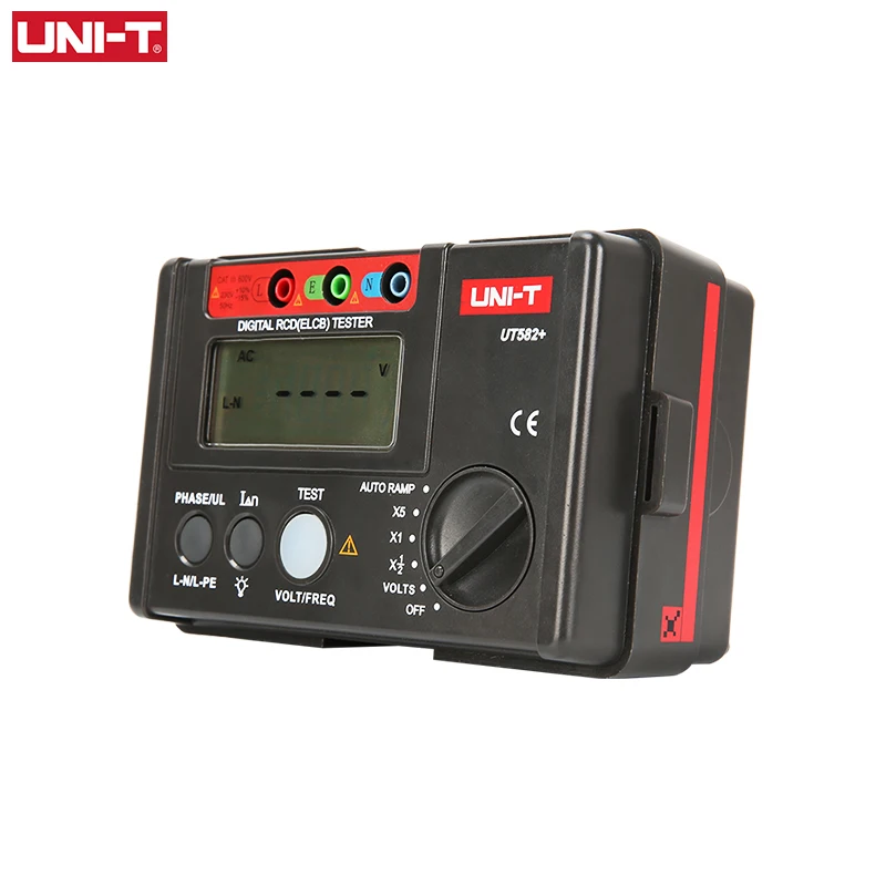 UNI-T-Digital-Rcd-Tester-230V-UT582-ELCB-Tester-Voltage-Tester ...