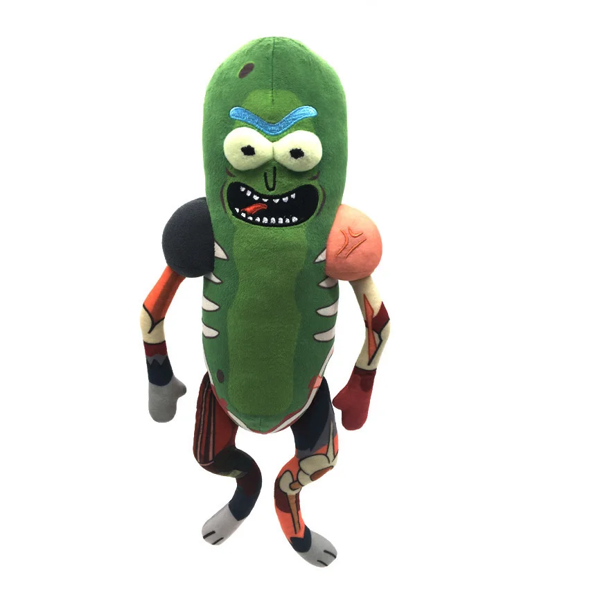 [READY STOCK]Rick and Morty Plush toys 45cm/18" Pickle Rick for kids ...