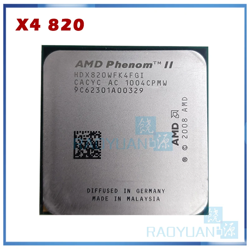 AMD Phenom II X4 820 2.8GHz/4MB /4 코어 쿼드 코어 데스크탑 CPU HDX820WFK4FGI 소켓 AM3|socket am3|desktop ...