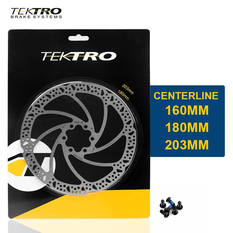 TEKTRO Bike Rotor 160/180/203mm Mountain Bicycle Hydraulic Disc Brake ...