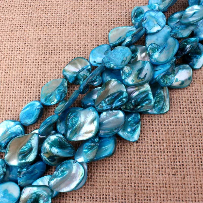 8-10x11-15mm Freeform Shell Loose Natural Stone Beads For Diy Necklace ...