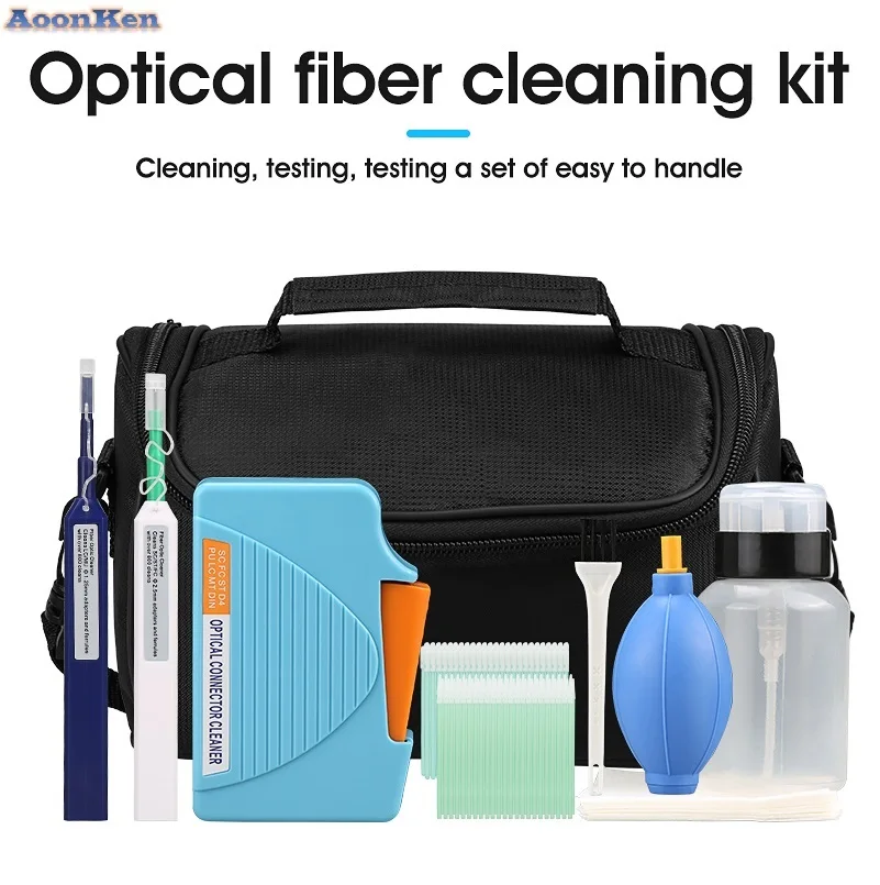 10Pcs-set-Fiber-Cleaning-Tools-Fiber-Cleaning-Kit-Fiber-Optic-FTTH-Tool ...