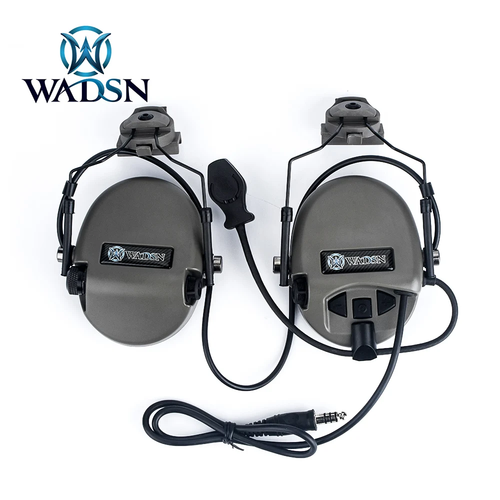 Hi-Threat Tier 1 Military Headphone Tactical Headsets Airsoft Shooting ...
