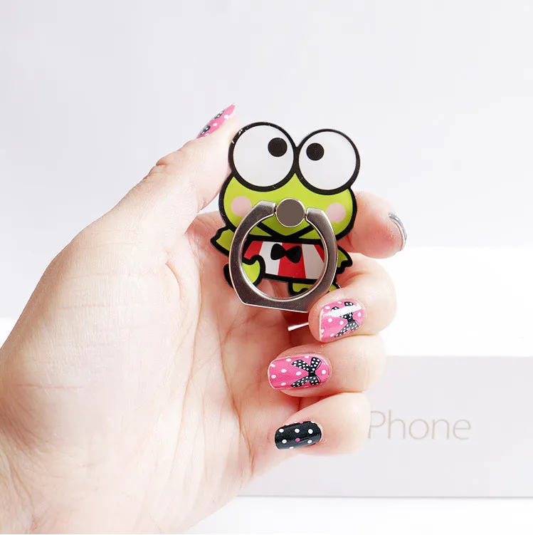 New 1 Piece Cute Cartoon cute mobile phone holder Stand rings Lovely ...