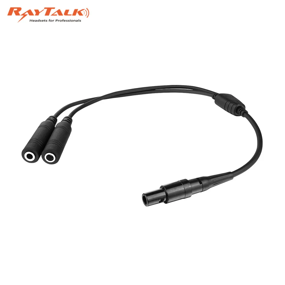 General Aviation(GA) Headset to 6pin LEMO aviation headset adapter ...
