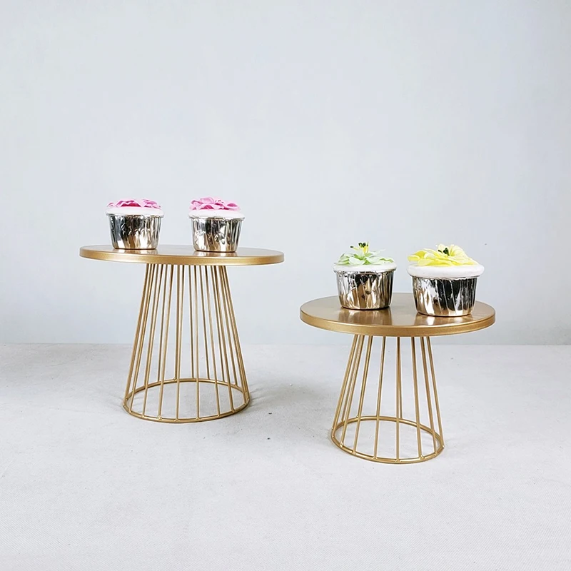 Metal Bolo Stand para Casamento, Sobremesa Display Rack, Decoração de ...
