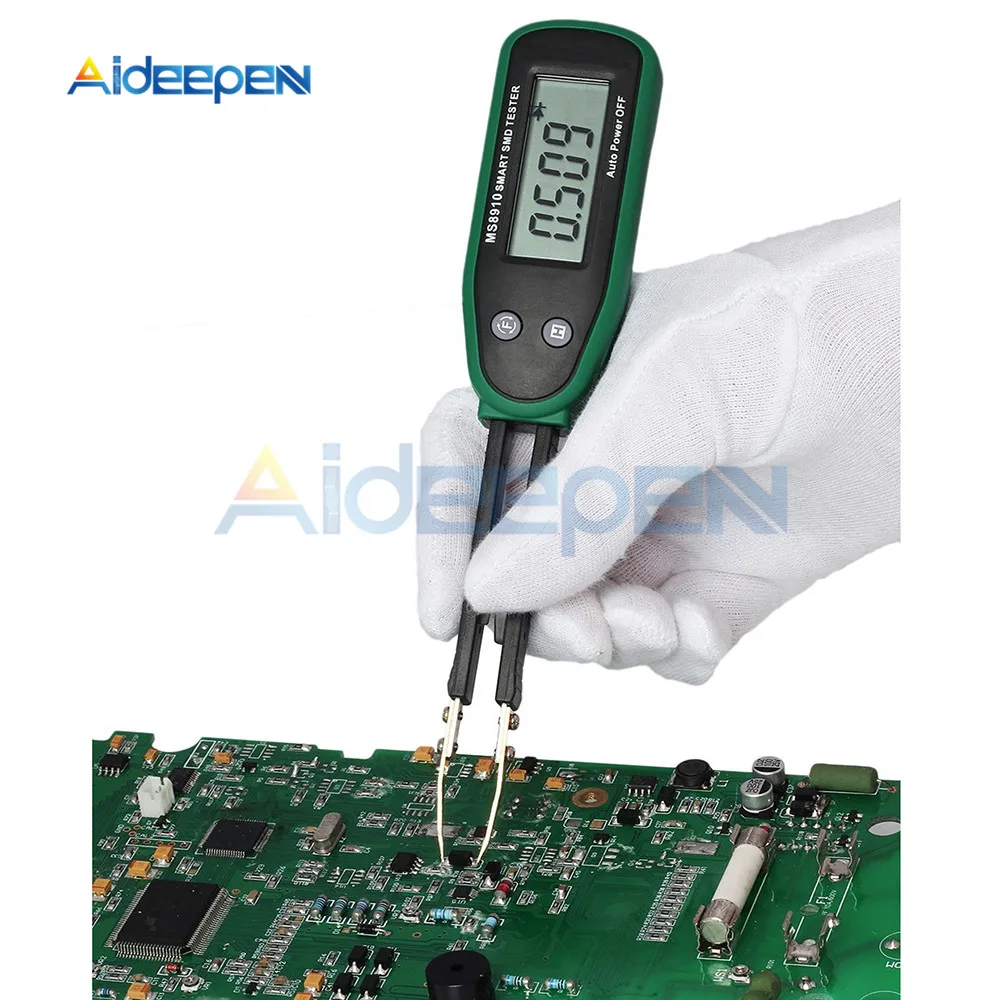 스마트 SMD 테스터 디지털 멀티미터, MS8910, 3000 카운트, RC 저항 정전용량 다이오드 미터 테스터, 자동 스캔 ...