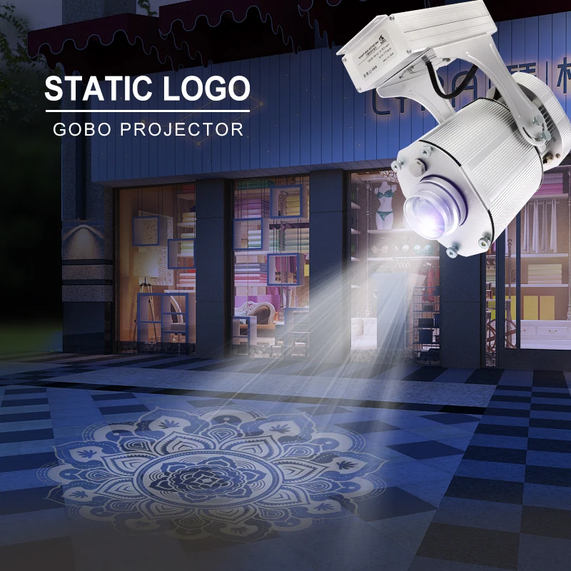 LDLG proyector con logotipo Gobo para interiores y exteriores, luz de ...