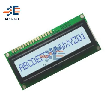 1601 LCD Display Module Yellow Blue White LED Backlight 5V 16X1 Character Board Module LCM STN ...