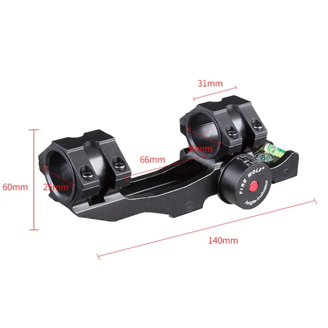 Bubble Level Rifle Scope Mount Hunting Holder Mounts 25.4/30/34/35mm ...