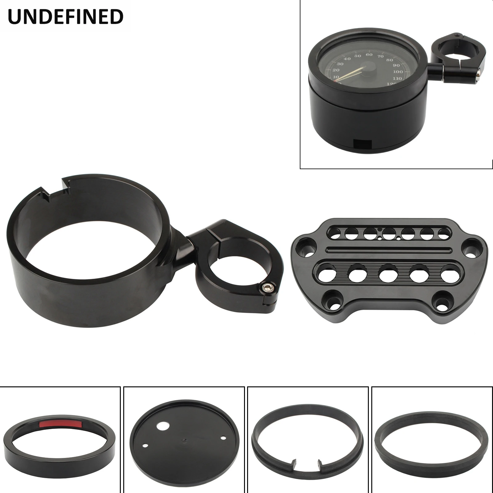 Motorcycle-Speedometer-Side-Mount-Relocation-Cover-Bracket-Ring ...