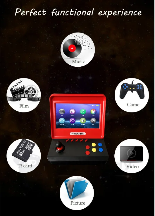 NEW A9 Game Console Video Game Classic Retro Player 7.0 Inches HD ...