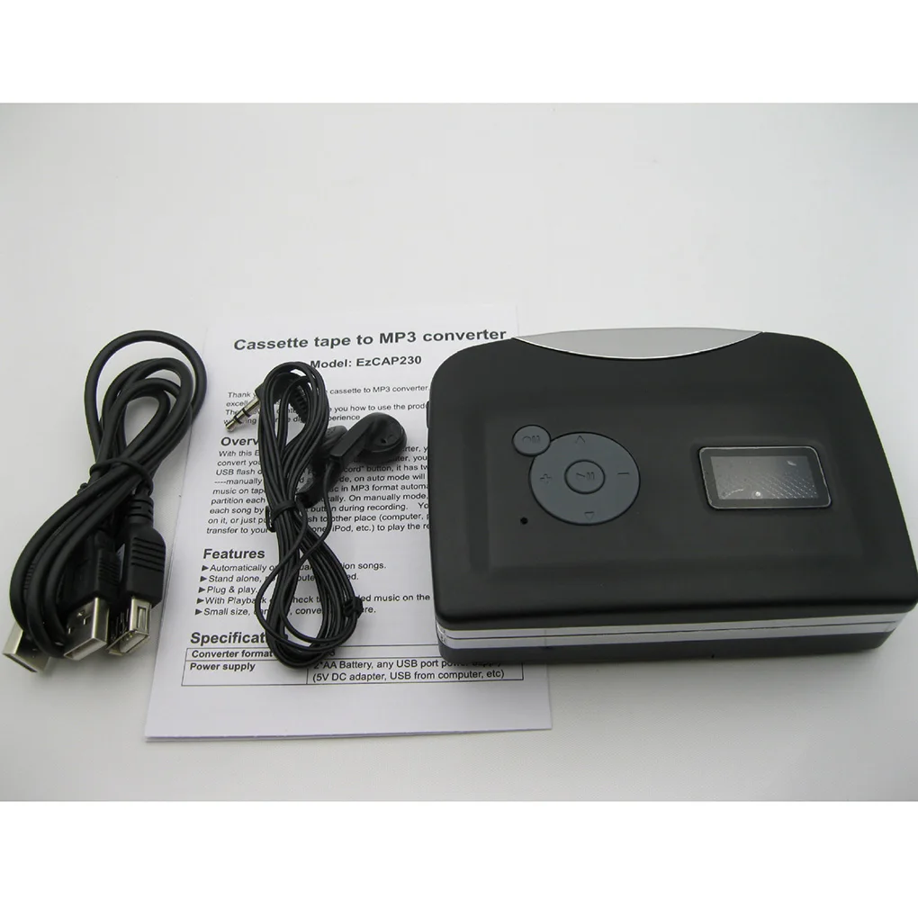 Lecteur de cassette USB portable lecteur de cassette baladeur ...