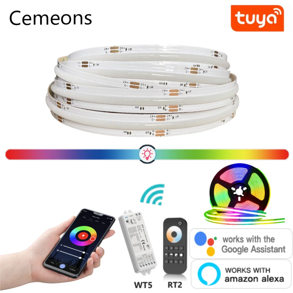 RGB-COB-LED-Strip-TUYA-Smart-LED-Control-Full-Set-840LEDs-M-High ...