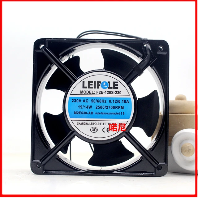 F2E-120S-230 120X120X38MM 12CM 220V metal enclosure fan axial fans ...