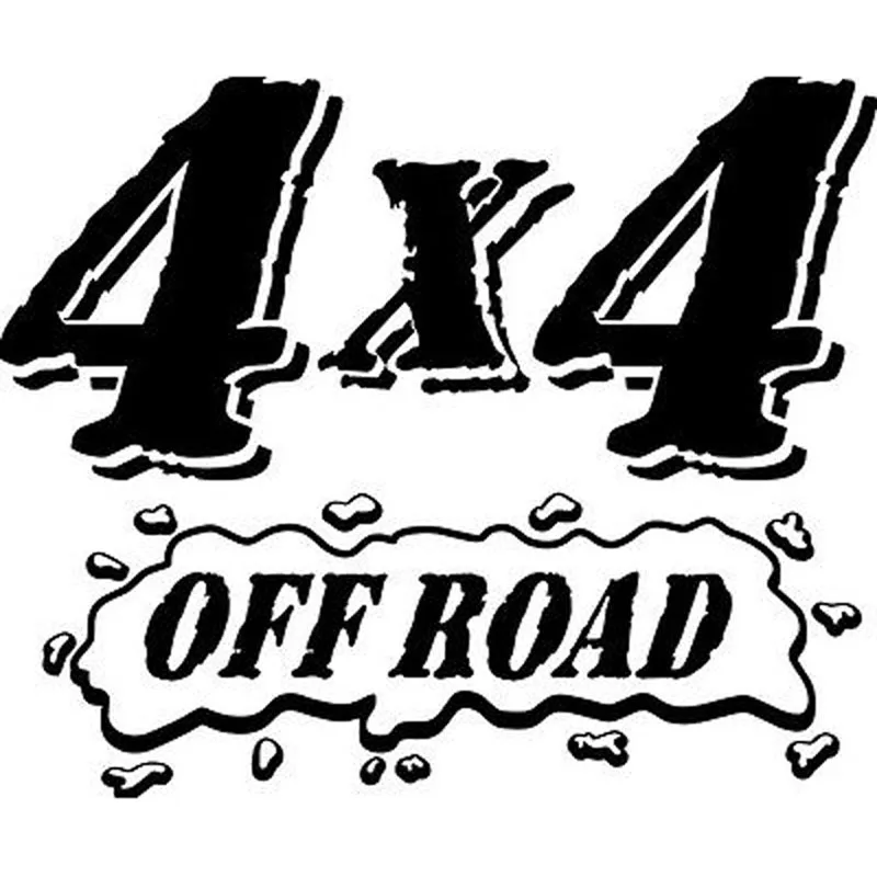 Fun and Stylish 4X4 OFF ROAD Car Sticker Personality Pvc Car Sticker ...