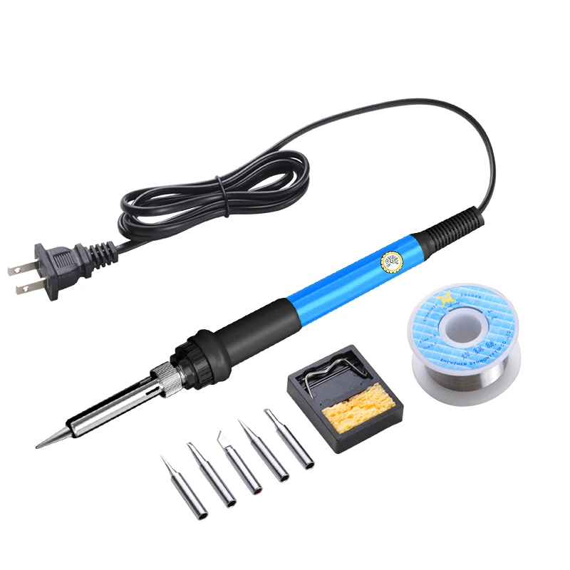 Poste a souder,Jeu de stylos à souder électriques 60W,LCD numérique,contrôle de température ...