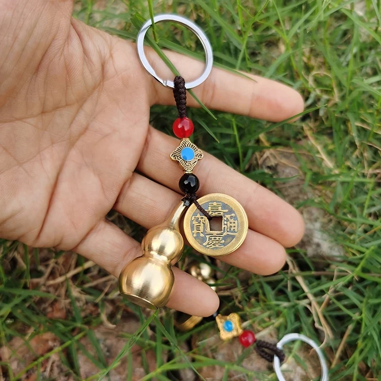 Porteclé À Breloques Antiques Gourde En Or Cinq Empereurs Porteclé ...