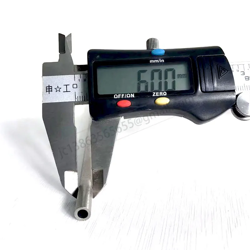 6mm Stainless Steel Pipe 5mm ID Metal Tube 304 SCH STD XXS 0Cr18Ni9 ...